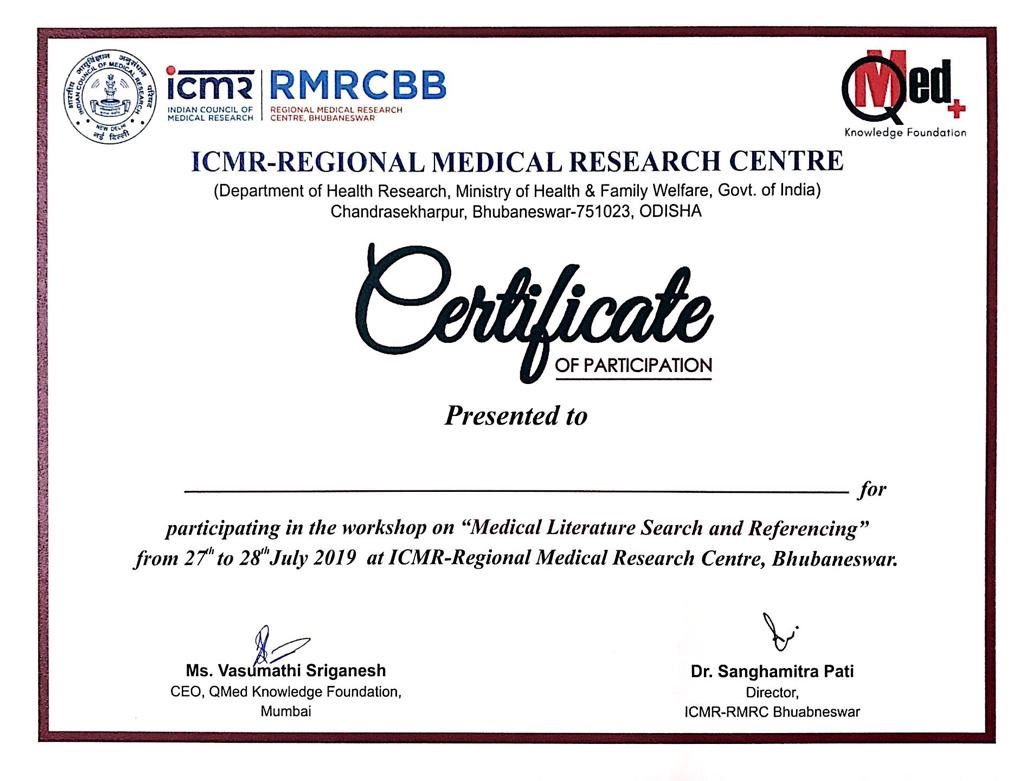 Refreshed after a vacation - QMed Knowledge Foundation